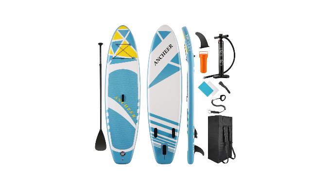 ANCHEER Inflatable Stand Up Paddle Board, Sup Board with Premium Sup ...