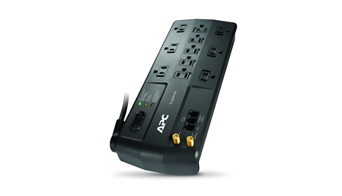 APC Surge Protector with Telephone, DSL and Coaxial Protection, P11VT3 ...