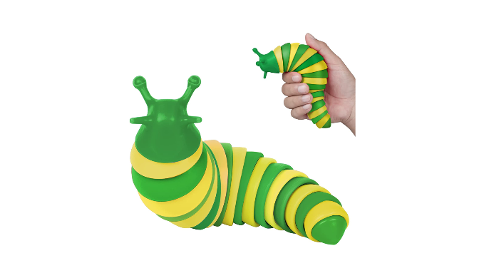 IFiwin Fidget Slug, Sensory Slug Toys for Autistic Children and Adults ...