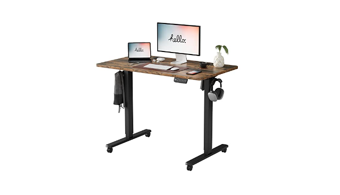 VOSATRON Electric Height Adjustable Standing Desk, 40 x 24 Inches Sit ...