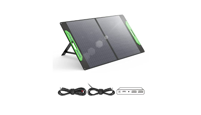Semookii 100W Portable Solar Panel, Foldable Solar Charger with ...