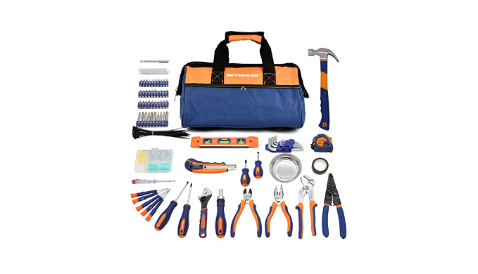 GETUHAND 188-Piece Household Tool Kit,General Home Repair Hand Tool Set ...