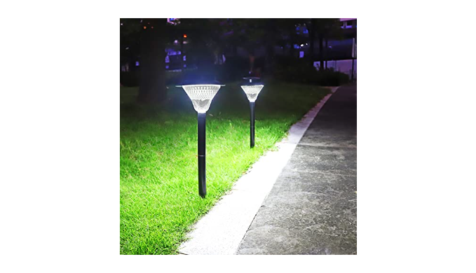 Solar Pathway Lights Outdoor,High Lumens Landscape Path Lights,IP65 ...