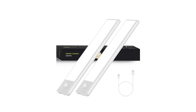 Otdair 2 Pack 30 LED Closet Light Motion Activated,1200 mAh Motion ...