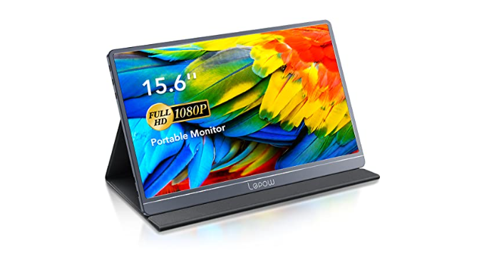 Portable Monitor - Lepow 15.6 Inch Computer Display 1920×1080 Full HD ...