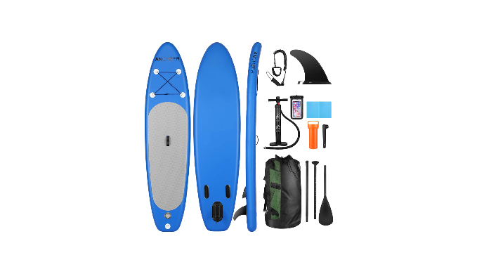 Inflatable Stand Up Paddle Board, All-Round SUP Board with SUP ...