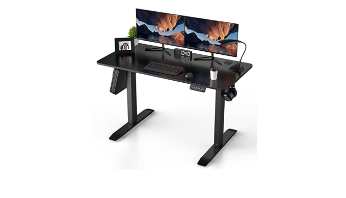 HappYard Height Adjustable Electric Standing Desk, 47 x 23 Inches ...