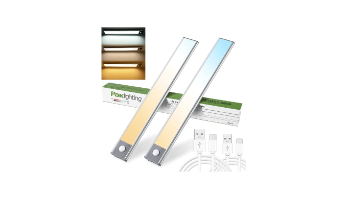 11.8in Motion Sensor Cabinet Lights, 3 Color Temperature & Dimmable ...