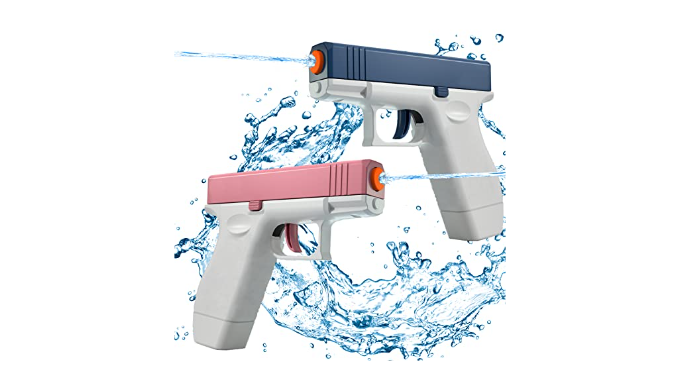 2 Pack Water Guns Squirt Guns Water Soaker Gun Water Blaster for Summer ...