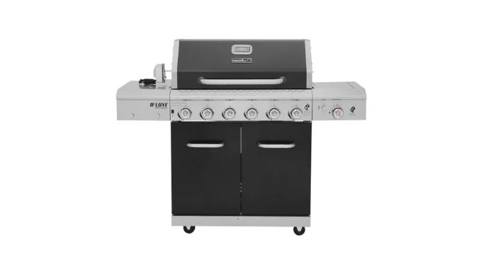 Nexgrill Deluxe 6-Burner Propane Gas Grill in Slate with Ceramic ...