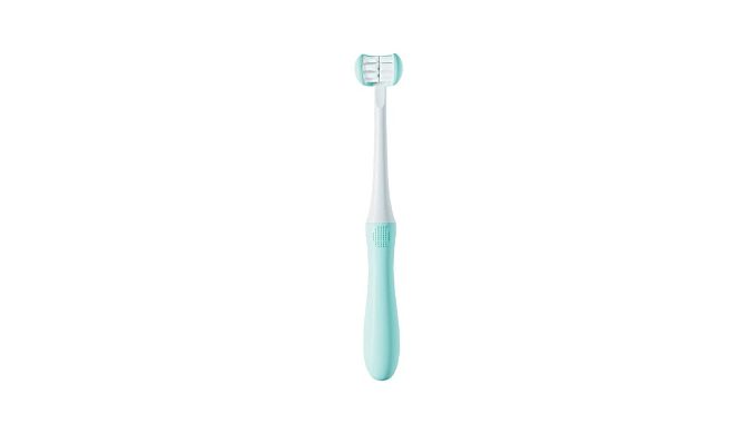 LEYUYO 3 Sided Toothbrush,Baby Triple-Angle Toothhugger Training ...
