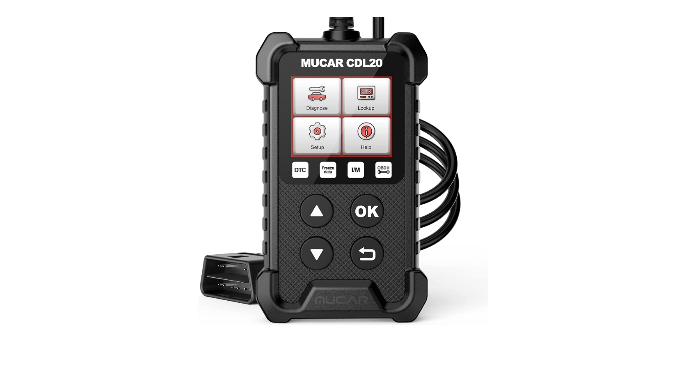 MUCAR CDL20 Universal OBD2 Scanner, Check Engine Car Code Reader with ...