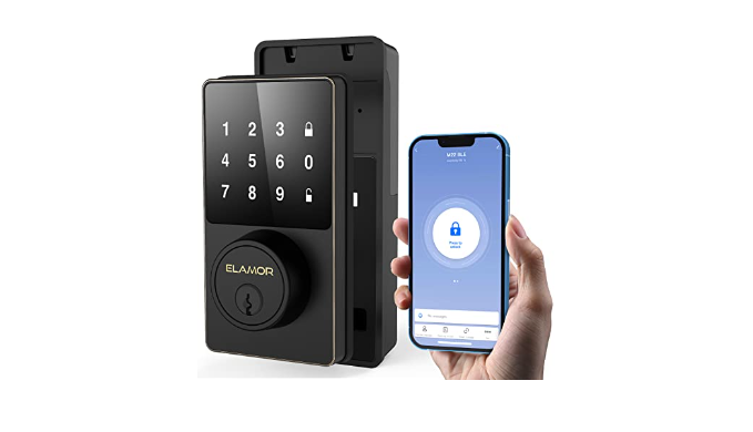 Smart Lock with Bluetooth, Keyless Entry Door Lock with Touchscreen ...