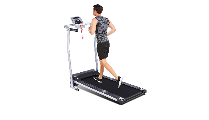 Folding Treadmill 300lbs Capacity Smart APP Control Portable Electric ...