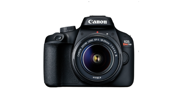 Canon EOS Rebel T100 Digital SLR Camera with 18-55mm Lens Kit, 18 ...