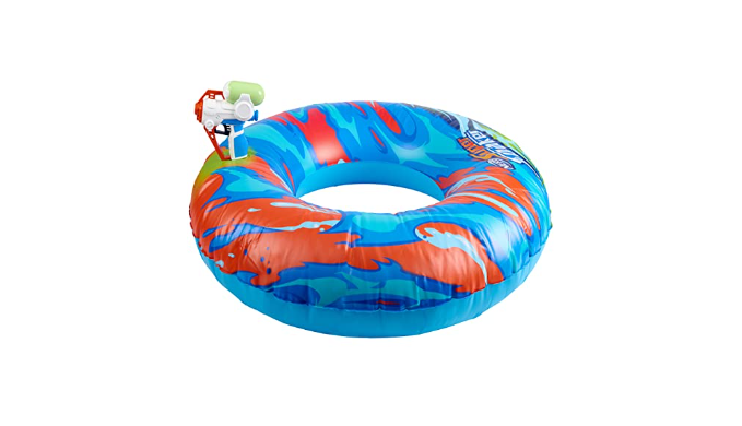 NERF Super Soaker Hydro Battle Ride-On Cruiser – Inflatable Pool Float ...
