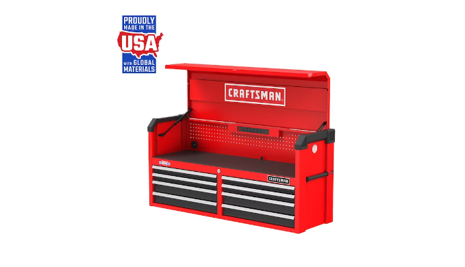 CRAFTSMAN 2000 Series 51.5-in W x 24.7-in H 8-Drawer Steel Tool Chest ...