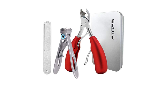Thick Toenail Clippers, Large Nail Clippers for Podiatrist/Ingrown ...