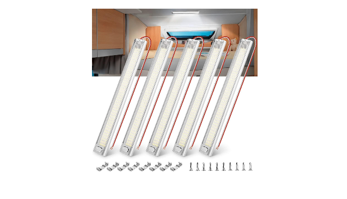 DC 12v Led Interior Light Bar, 1500LM 120LEDs Wired Led Strip Light for ...