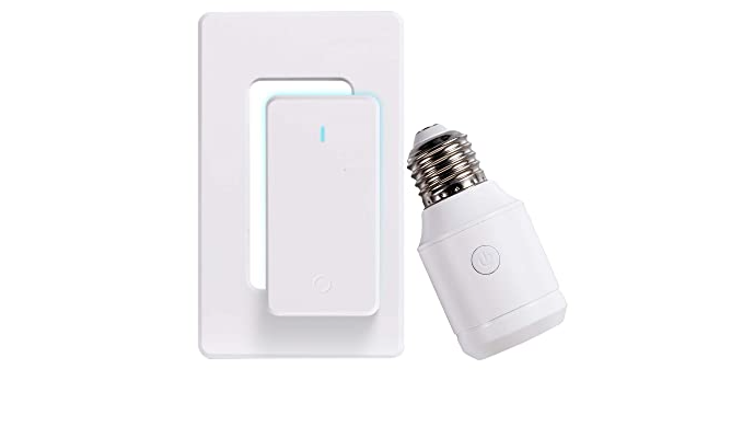 Zoiinet Remote Control Light Bulb Socket, Wireless Light Switch for ...