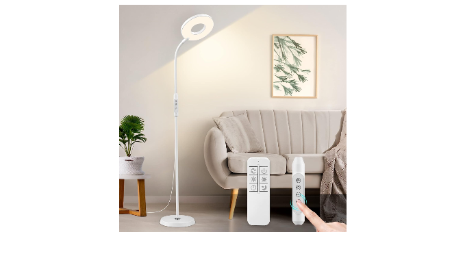 yotutun LED Floor Lamp Floor Lamp for Reading, Adjustable Standing Lamp ...