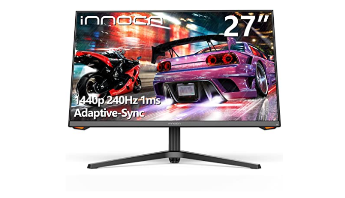 INNOCN 27G1S 27 Inch Gaming Monitor 240Hz 2560 x 1440P QHD G-Sync ...