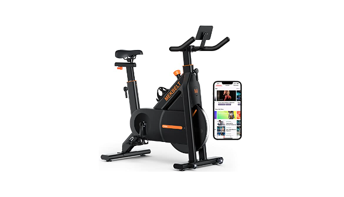 Mekbelt Exercise Bike with Magnetic Resistance, Indoor Cycling ...
