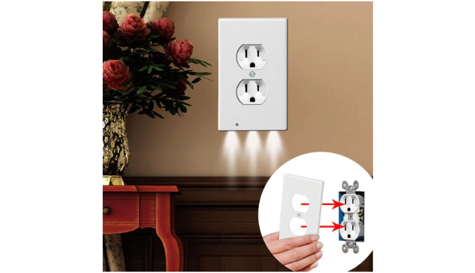 4-Pack: LED Night Light Outlet Cover - Assorted Styles - Coupon Codes ...