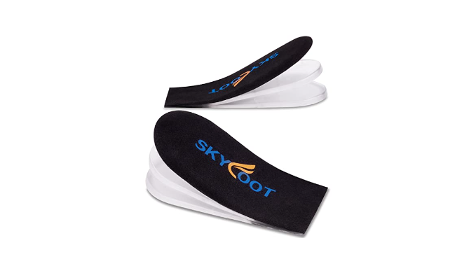 Skyfoot Adjustable Orthopedic Heel Lift, Microfiber Shoe Lift Inserts ...