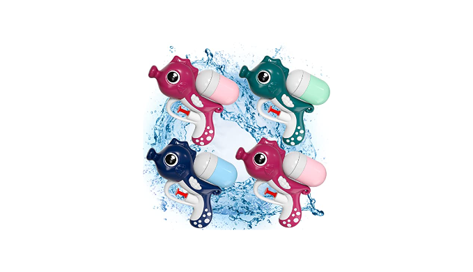 Bennol 4 PCS Water Squirt Guns for Kids Toddlers, 5.2 Inches Small ...