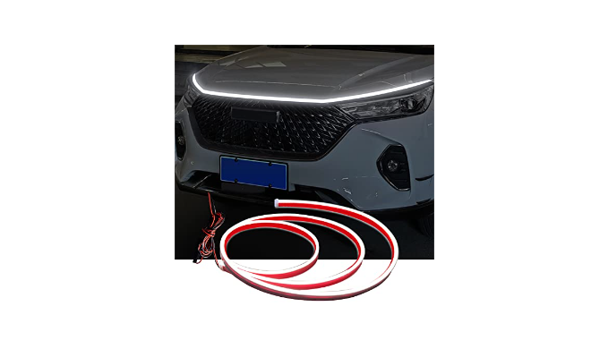 Hood Light Strip,70 Inches Car Hood Light Strip,Dynamic Car Hood LED ...