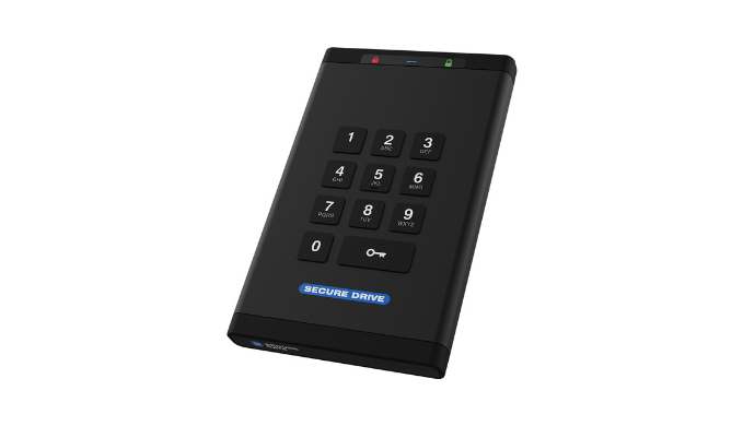 SecureData SecureDrive KP 250GB Encrypted SSD with Keypad ...