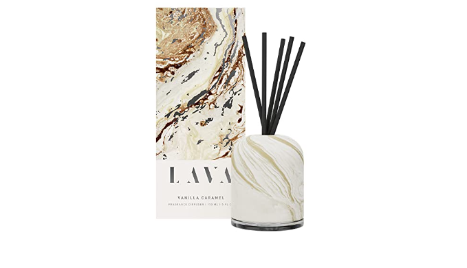 Hidden Label Lava Fragrances Reed Diffuser,5 fl oz/150ml Vanilla ...