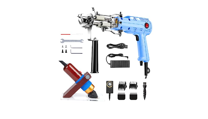 2023 Rug Tufting Gun with Carpet Trimmer Kit - BESGEER-Rug-Tuft-Gun ...