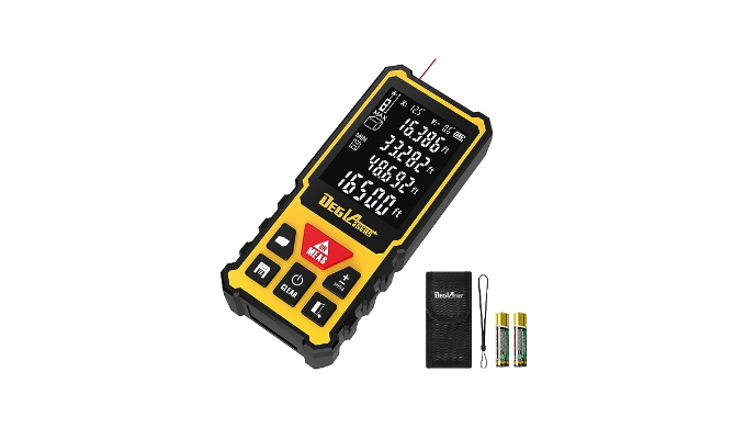 Laser Measure,DEGLASERS 165 Feet Laser Measurement Tool,Laser Distance ...