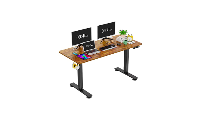 farexon Electric Standing Desk Adjustable Height, 48x 24 Inches ...