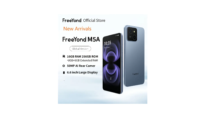 Unlock Unmatched Performance With FreeYond M5A Unlocked Smart Phones, 8GB RAM & 256GB ROM Up To ...