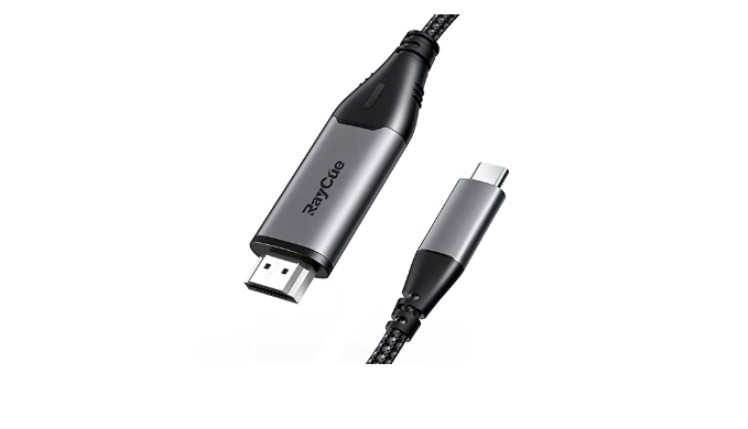 RayCue USB C to HDMI Cable 6.6ft USB Type C to HDMI Cable for Home ...