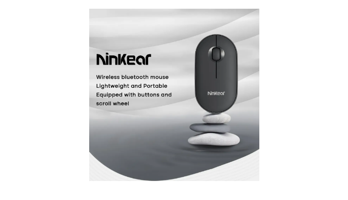 Ninkear Wireless Mouse Portable Magic Silent Ergonomic Mice For Laptop ...