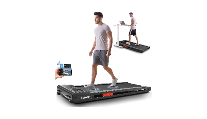 Walking Pad 2 in 1 Under Desk Treadmill, 2.5HP Electric Treadmills for ...