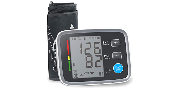 ALPHAGOMED Accurate Blood Pressure Monitor for Upper arm Adjustable BP ...