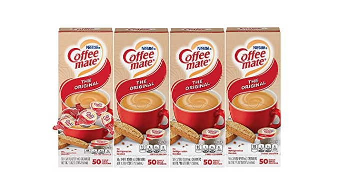 Nestle Coffee mate Coffee Creamer, Original, Liquid Creamer Singles ...