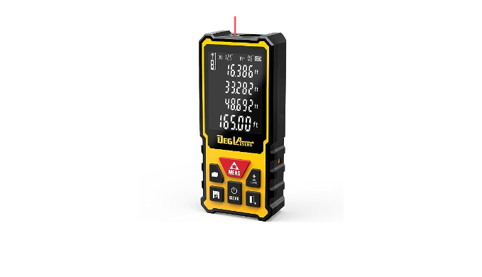 Laser Measure,DEGLASERS 165 Feet Laser Measurement Tool,Laser Distance ...