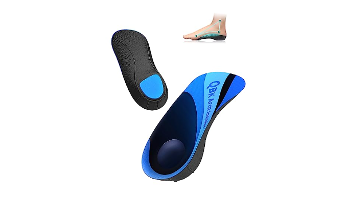 Plantar Fasciitis Relief, QBK Orthotic Inserts, Foot Pain Relief ...