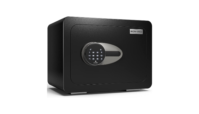 BONANO Fireproof Safe Box, 0.8 Cub Small Safe Fireproof Waterproof with ...
