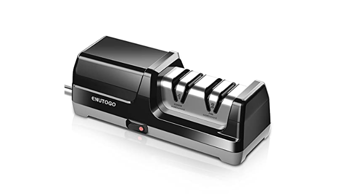 Enutogo Electric Knife Sharpener, Professional 2-Stages Knife ...