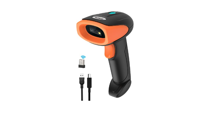 Sumicor 1D & 2D Handheld Barcode Scanner, Wirless 2.4G Bar Code Reader ...