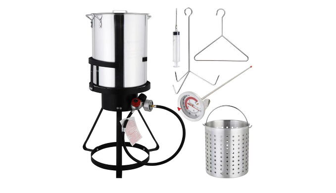 30-Quart Outdoor Propane Fryer Pot Boiler Kit - Coupon Codes, Promo ...