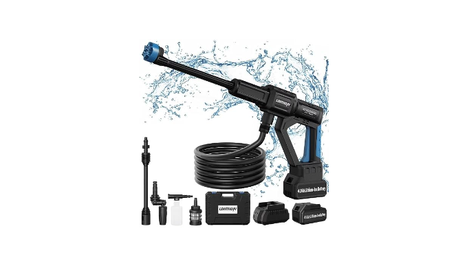 LDHTHOPI Cordless Pressure Washer, 970PSI High Pressure Car Washer ...