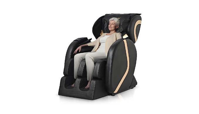 Molylex 2023 Small Massage Chair Recliner with Zero Gravity, Full Body ...